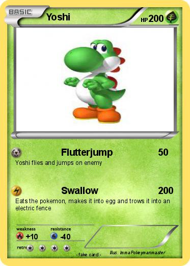 Pokémon Yoshi 3202 3202 - Flutterjump - My Pokemon Card