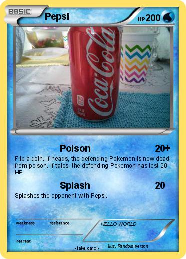 Pokémon Pepsi 133 133 - Poison - My Pokemon Card