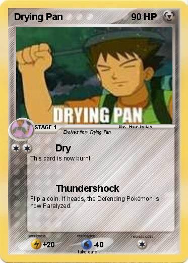 Pokémon Drying Pan - Dry - My Pokemon Card