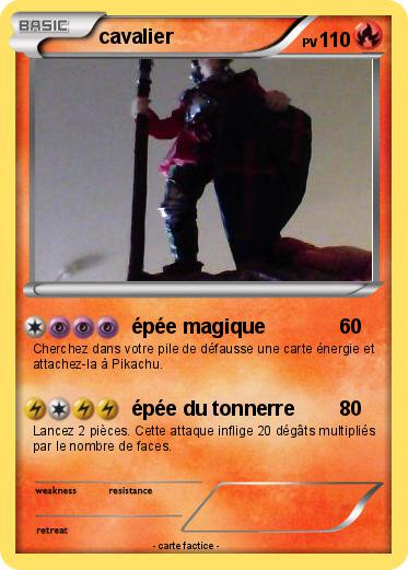 Pokémon cavalier 52 52 - épée magique - Ma carte Pokémon