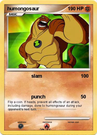 Pokémon humongosaur 3 3 - slam - My Pokemon Card