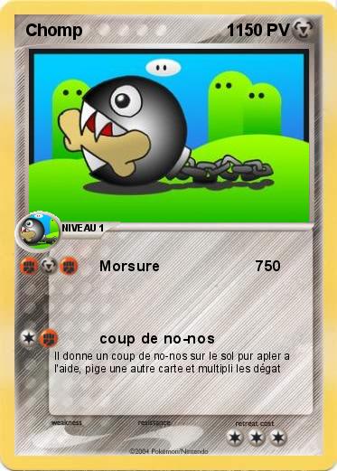 Pokémon Chomp 1 1 - Morsure 750 - Ma carte Pokémon