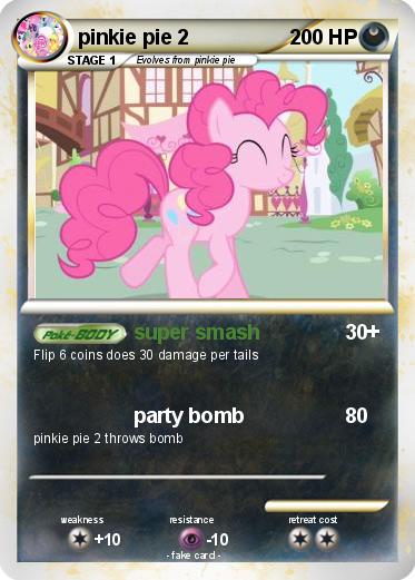 Pokémon pinkie pie 2 1 1 - super smash - My Pokemon Card