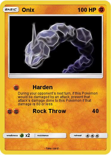 Pokémon Onix 455 455 - Harden - My Pokemon Card