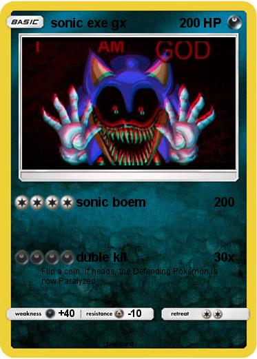 Pokémon sonic exe gx - sonic boem - My Pokemon Card