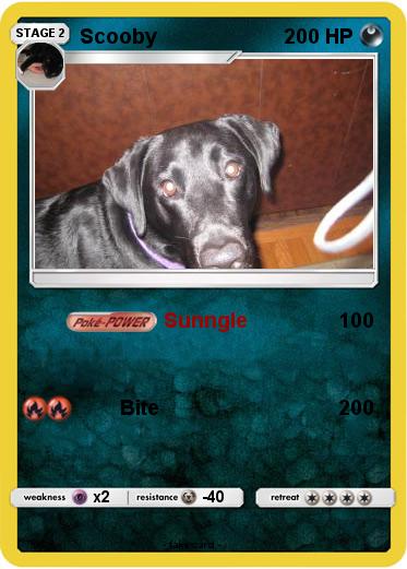 Pokémon Scooby 288 288 - Sunngle - My Pokemon Card