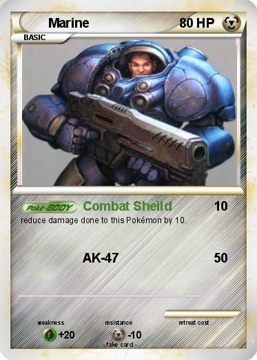 Pokémon Marine 398 398 - Combat Sheild - My Pokemon Card