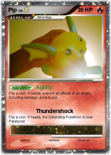 Pokémon Pip 97 97 - Agility - My Pokemon Card