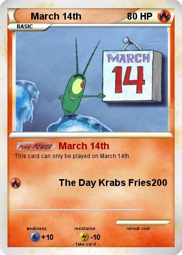 Pokémon March 14th - March 14th - My Pokemon Card