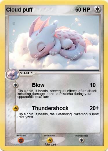 Pokémon Cloud puff - Blow - My Pokemon Card