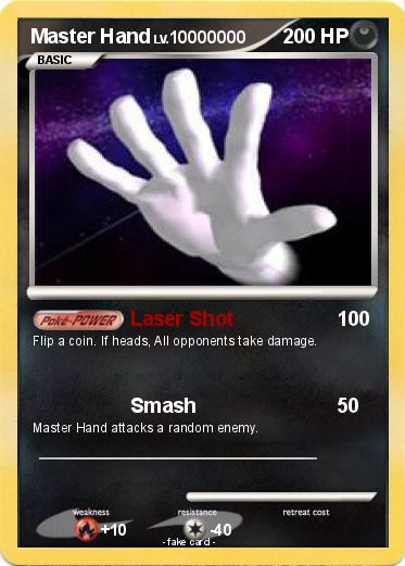 Pokémon Master Hand 189 189 - Laser Shot - My Pokemon Card