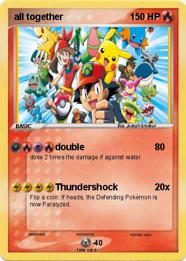 Pokémon all together 1 1 - double - My Pokemon Card