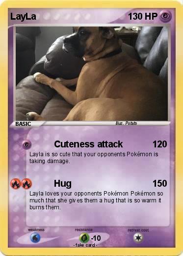 Pokémon LayLa 128 128 - Cuteness attack - My Pokemon Card