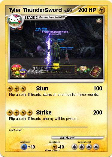 Pokémon Tyler ThunderSword - Stun - My Pokemon Card