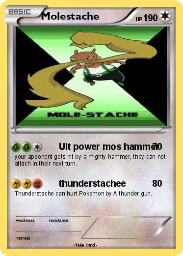 Pokémon Molestache - Ult power mos hammer - My Pokemon Card