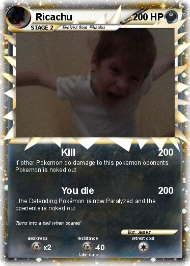 Pokémon Ricachu 3 3 - Kill - My Pokemon Card
