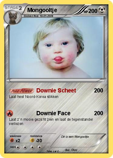Pokémon Mongooltje 7 7 - Downie Scheet - My Pokemon Card