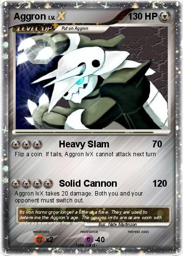 Pokémon Aggron 355 355 - Heavy Slam - My Pokemon Card