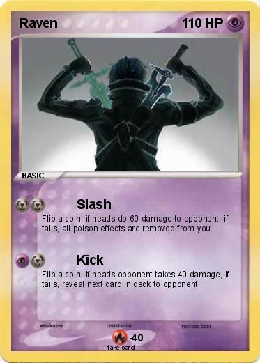 Pokémon Raven 224 224 - Slash - My Pokemon Card