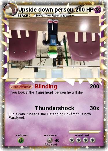 Pokémon Upside down person 1 1 - Bilnding - My Pokemon Card
