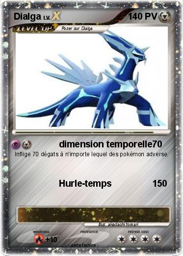 Pokémon Dialga 4329 4329 - dimension temporelle - Ma carte Pokémon