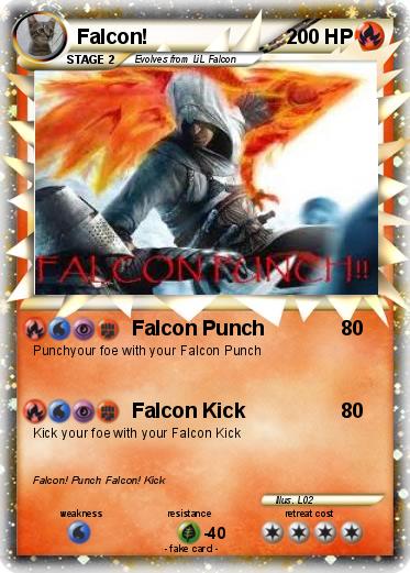 Pokémon Falcon 40 40 - Falcon Punch - My Pokemon Card