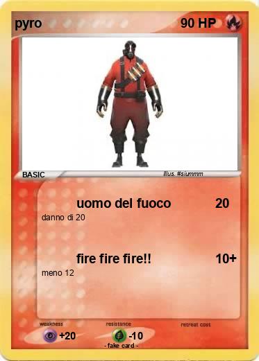 Pokémon pyro 511 511 - uomo del fuoco - My Pokemon Card