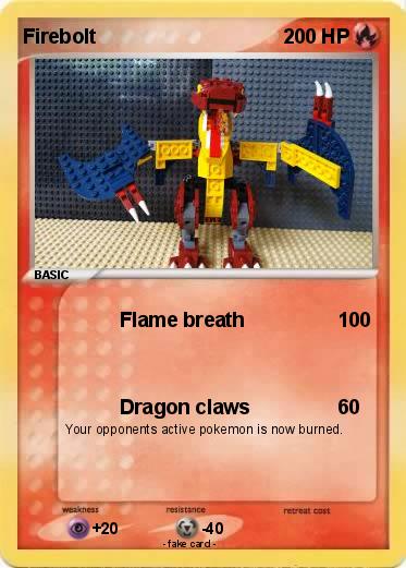 Pokémon Firebolt 49 49 - Flame breath - My Pokemon Card