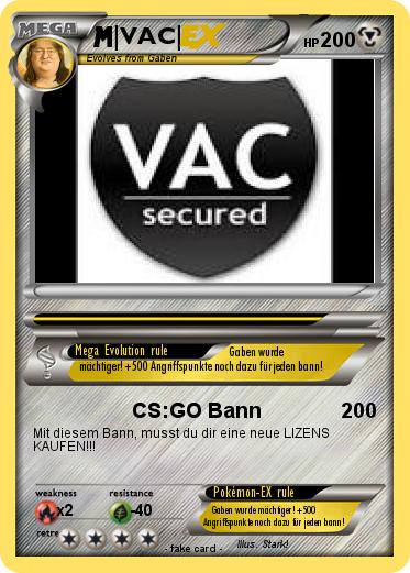 Pokémon VAC 8 8 - CS:GO Bann - My Pokemon Card