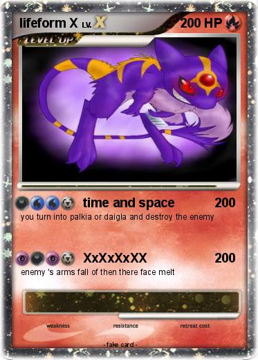 Pokémon lifeform X - time and space - My Pokemon Card