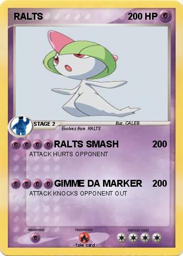 Pokémon RALTS 78 78 - RALTS SMASH - My Pokemon Card