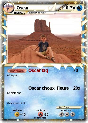 Pokémon Oscar 86 86 - Oscar kiq - Ma carte Pokémon