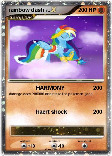 Pokémon rainbow dash 987 987 - HARMONY - My Pokemon Card