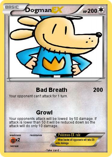 Pokémon Dogman 20 20 - Bad Breath - My Pokemon Card