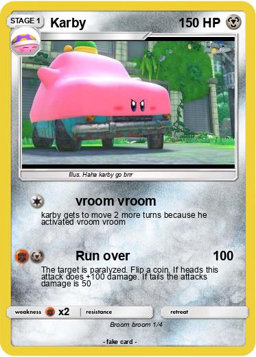 Pokémon Karby 6 6 - vroom vroom - My Pokemon Card