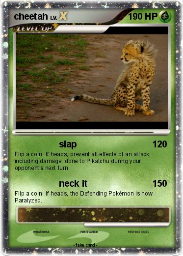 Pokémon cheetah 94 94 - slap - My Pokemon Card