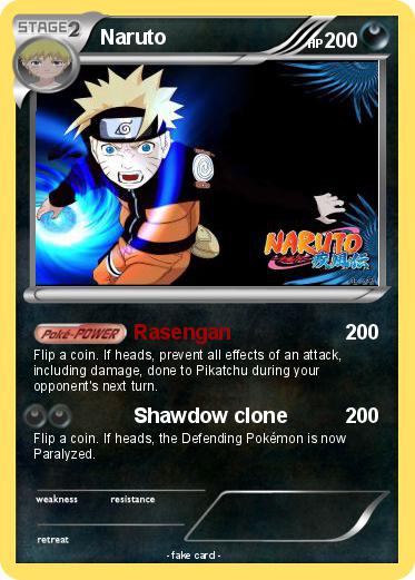 Pokémon Naruto 8248 8248 - Rasengan - My Pokemon Card