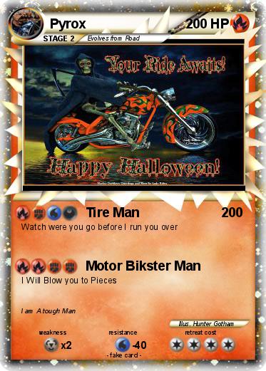 Pokémon Pyrox 16 16 - Tire Man - My Pokemon Card