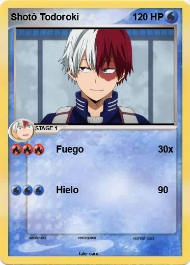 Pokémon Shoto Todoroki 57 57 - Fuego - My Pokemon Card