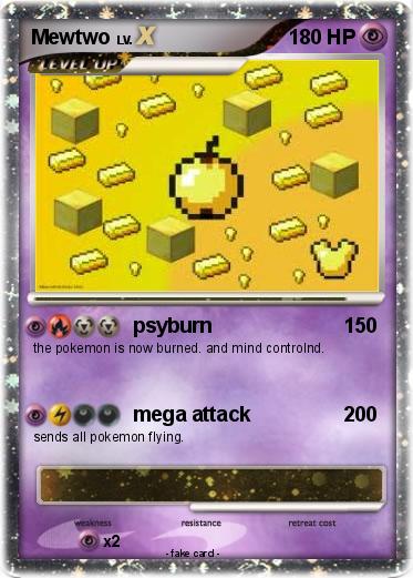 Pokémon Mewtwo 4126 4126 - psyburn - My Pokemon Card