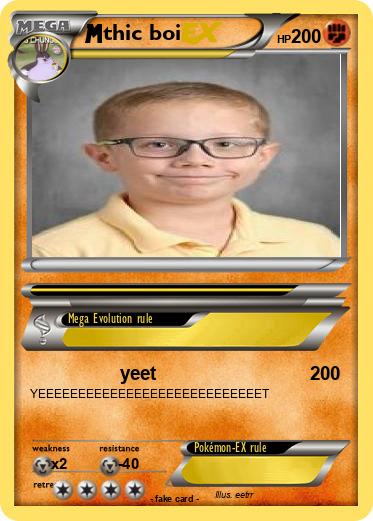 Pokémon thic boi 6 6 - yeet - My Pokemon Card