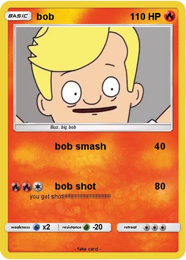 Pokémon bob 4187 4187 - bob smash - My Pokemon Card