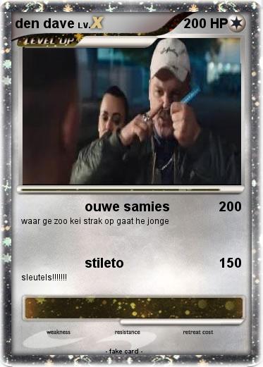 Pokémon den dave 4 4 - ouwe samies - My Pokemon Card