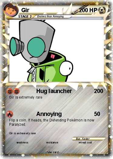 Pokémon Gir 1092 1092 - Hug launcher - My Pokemon Card
