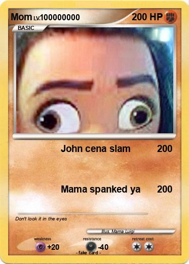 Pokémon Mom 1136 1136 - John cena slam - My Pokemon Card