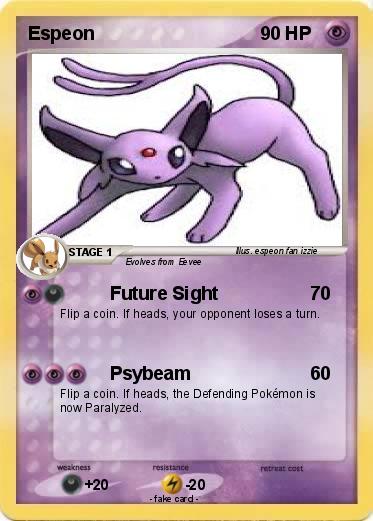 Pokémon Espeon 364 364 - Future Sight - My Pokemon Card