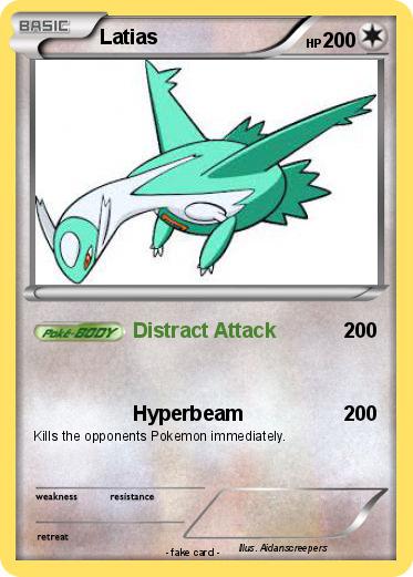 Pokémon Latias 979 979 - Distract Attack - My Pokemon Card