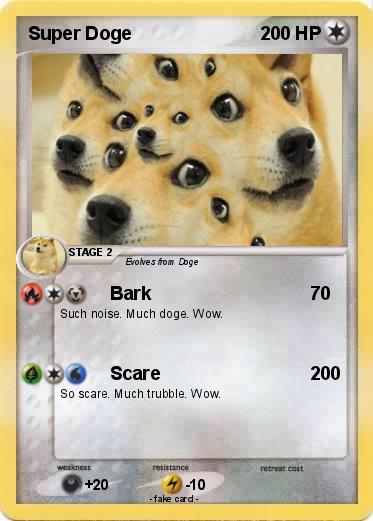 Pokémon Super Doge 1 1 - Bark - My Pokemon Card
