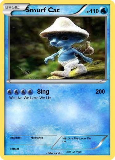 Pokémon Smurf Cat 34 34 - Sing - My Pokemon Card