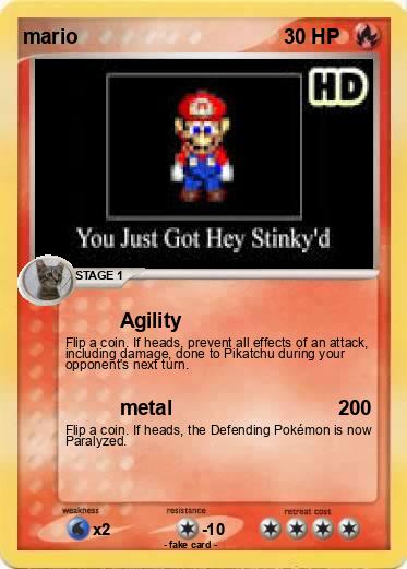 Pokémon mario 16561 16561 - Agility - My Pokemon Card